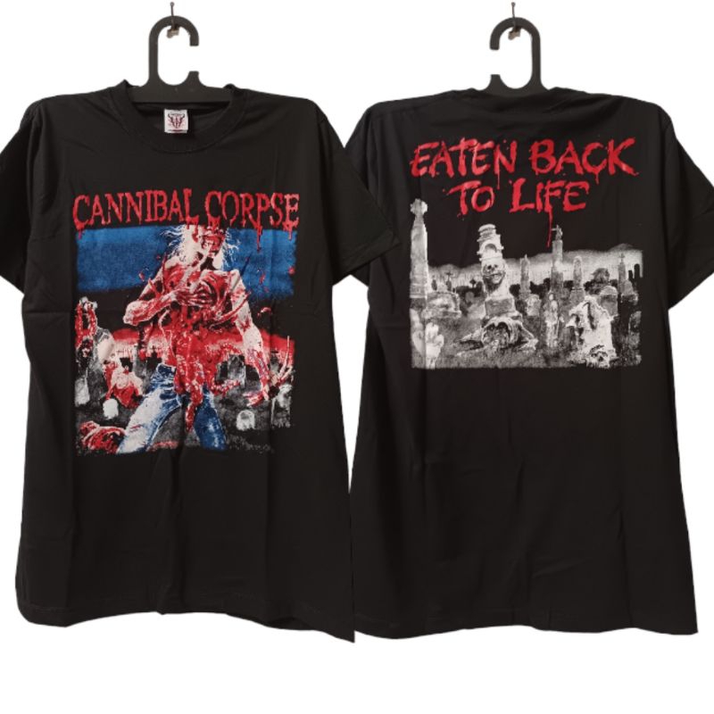 T-shirt built up 24s | Cannibal CORPSE | No Side Sewing | Shopee Singapore