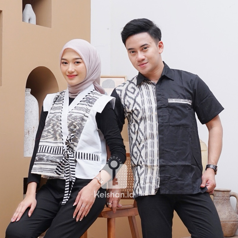 KEMEJA Keisha - toraja putih dress & Shirt Men Long Sleeve Short ...