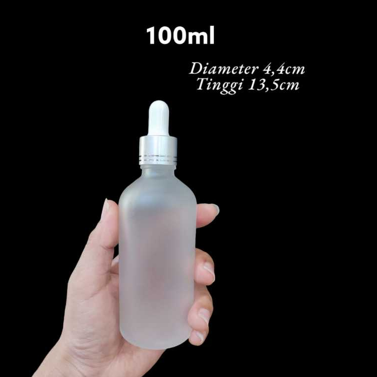 Serum Bottle 100ml Pipette Frosted Doff Glass Bottle 100ml Dropper ...