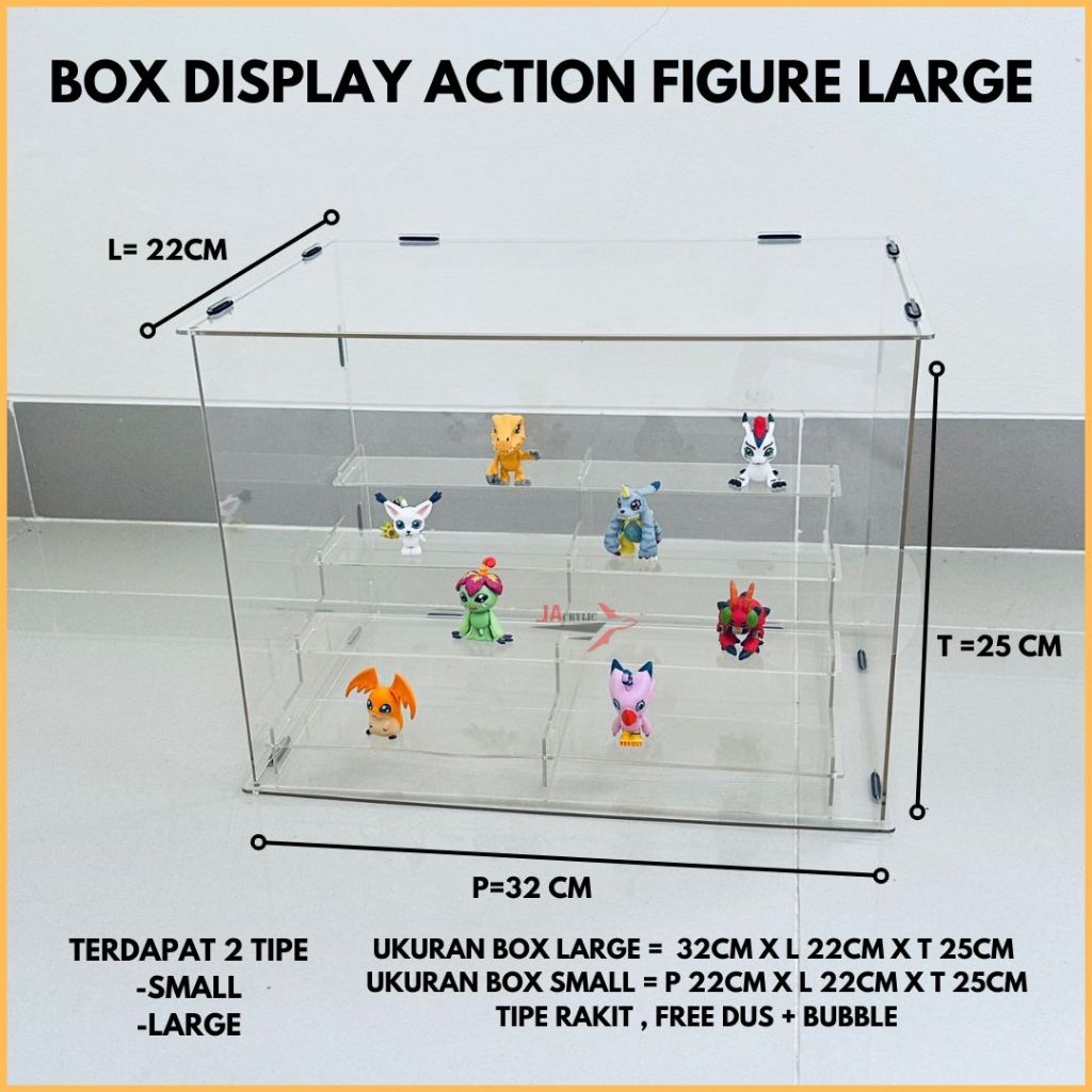 Action FIGURE DISPLAY BOX / DISPLAY BOX / MULTIPURPOSE STACKING SHELF ...