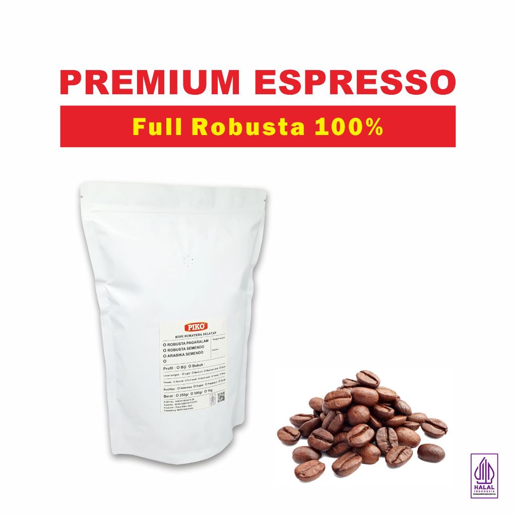Espresso Blend Robusta Premium 1kg 500gr 250gr Ground Coffee Beans ...