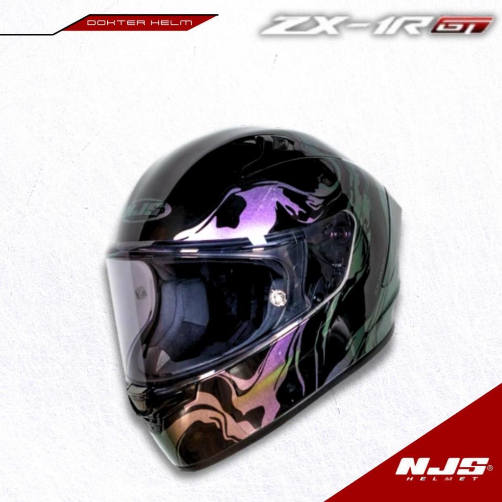 Njs ZX-1R GT Nebulasky - Full Face Helmet | Shopee Singapore