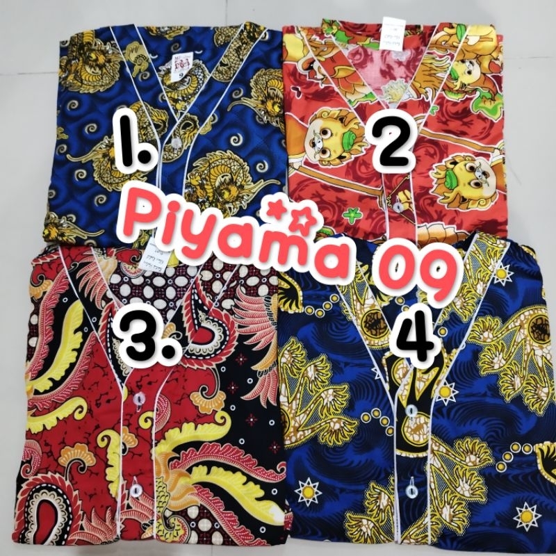 Pajama Batik Chart no.09 (est Ages 8-9 Years) | Shopee Singapore