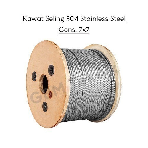 304 Stainless Wire Rope 1.5MM/ Wire Rope Stainless 304 1.5MM | Shopee Singapore