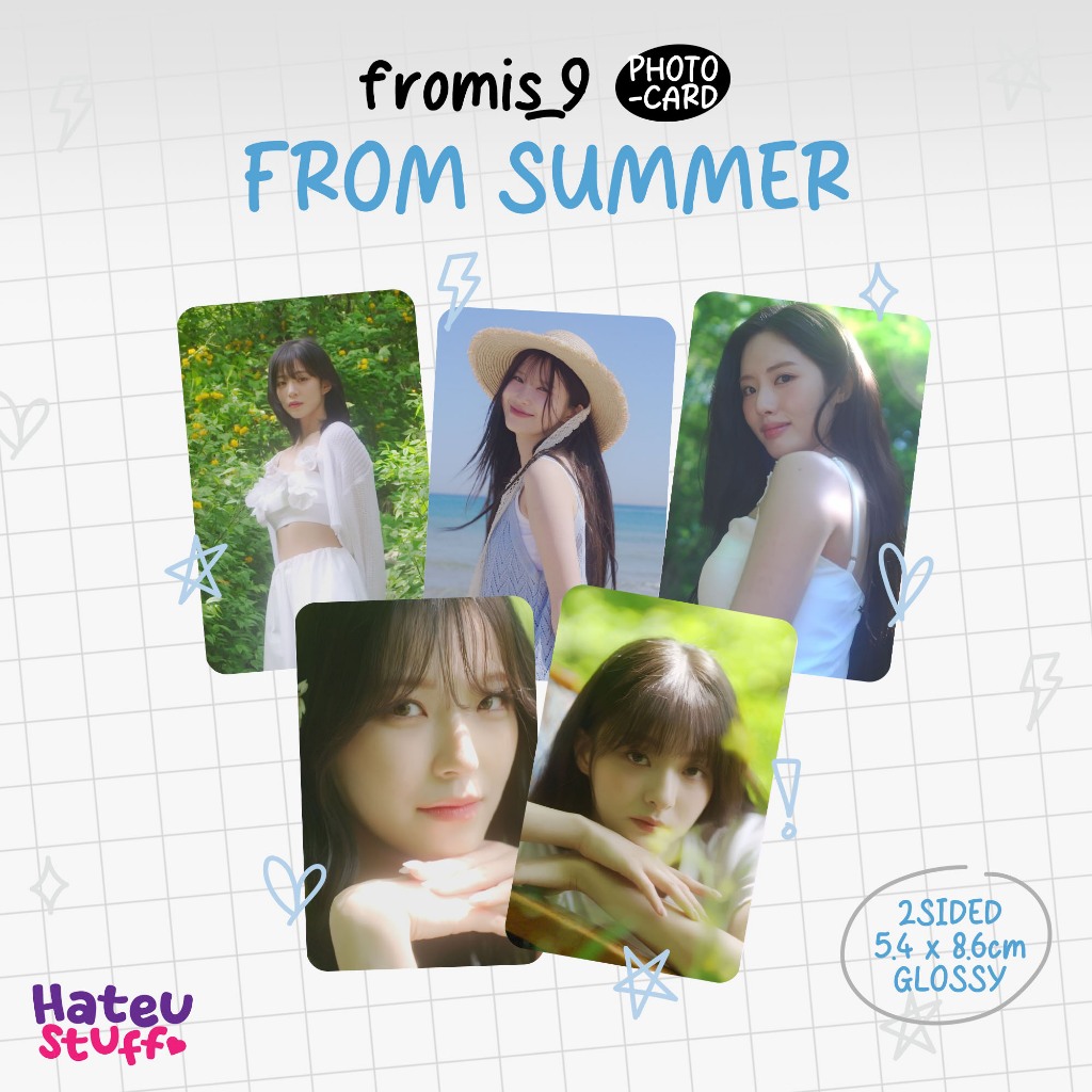 Fromis_9 Unofficial Photocard From Summer (2024 Photobook) | Shopee ...