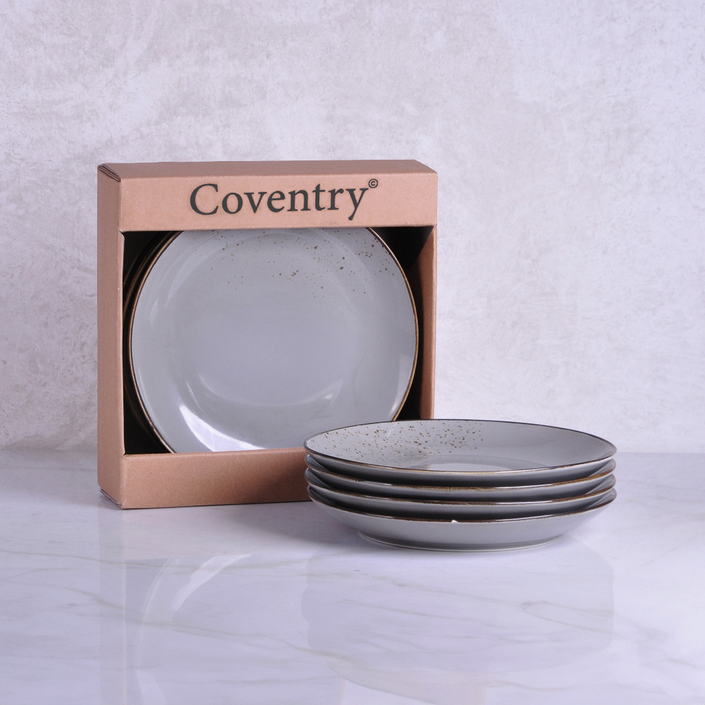 S04 Nature Stone Gray Dinner Plate (4 Contents) | Shopee Singapore