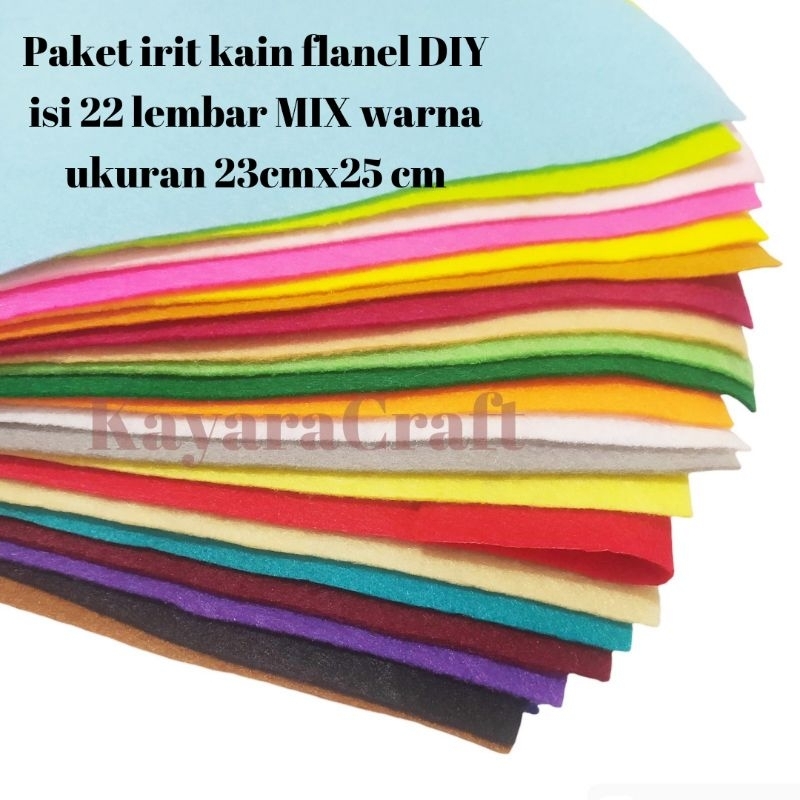 Flannel Fabric Complete Package/Frugal Package 22 Gradient Colors ...