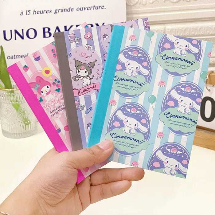 Sanrio Character Line Drawing Color Memo Note Book 30 pages | Shopee ...