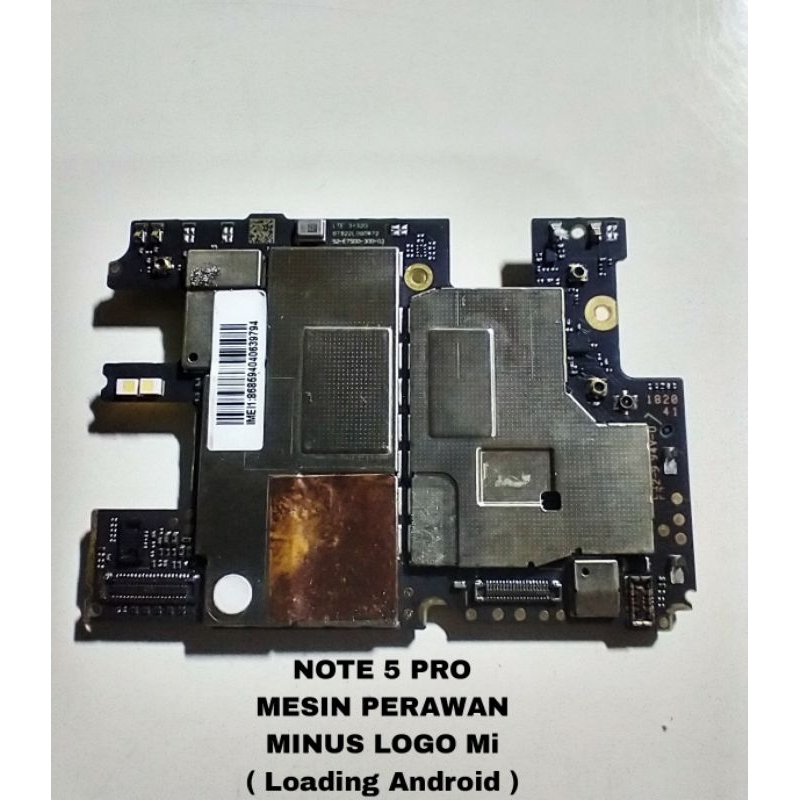 MESIN Redmi note 5 pro aka whyred mi loading Android logo Machine ...