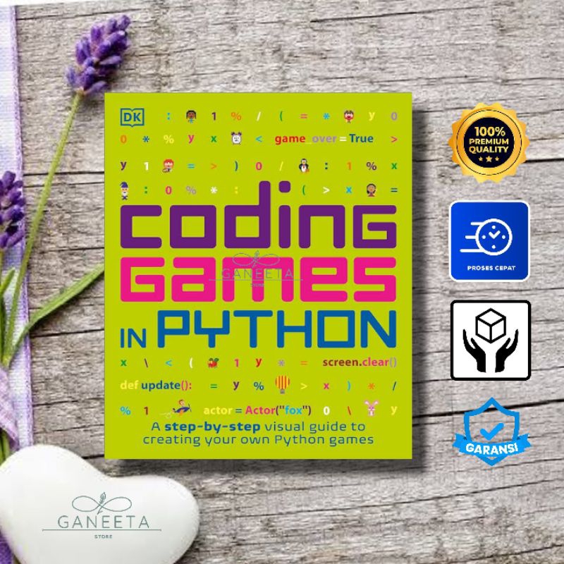 Coding Games In Python: A Step by Step Visual Guide by DK - english ...