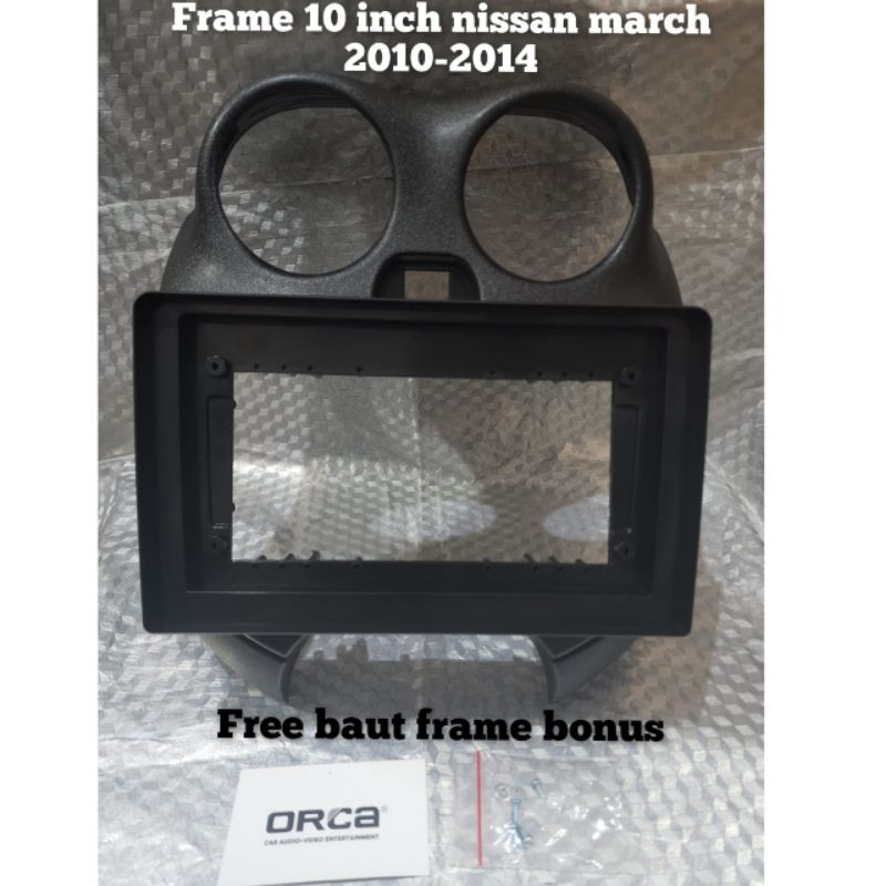 10 inch android orca head unit Frame for nissan march car 2010-2014 ...