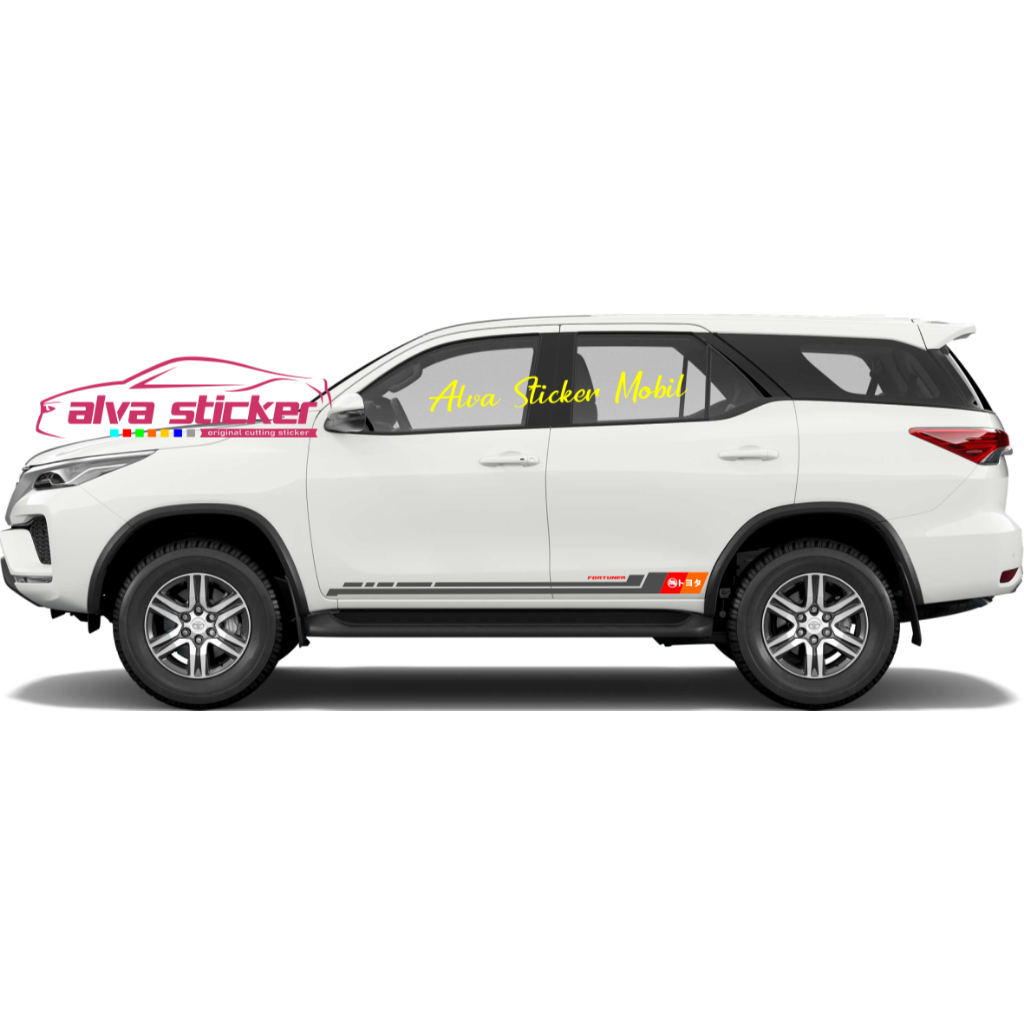 New fortuner sticker list sticker car body toyota fortuner GEN 2 & all ...
