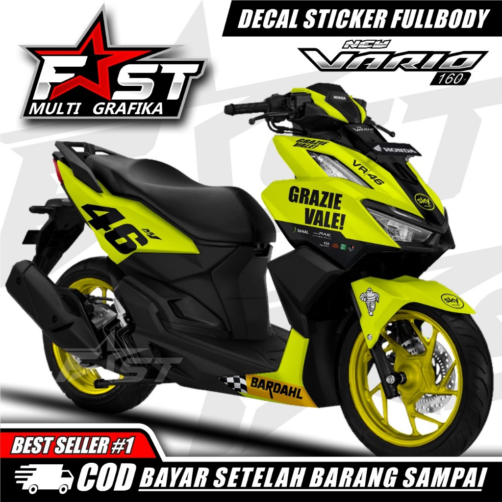 Decal Sticker Fullbody Variation Vario 160 GRAZE VALE - Decal Sticker ...