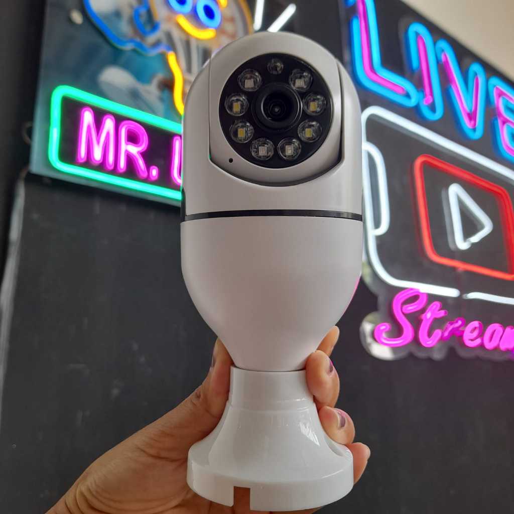 CCTV 380 PRO Smart Bulb Camera | Home Surveillance CCTV Camera ...