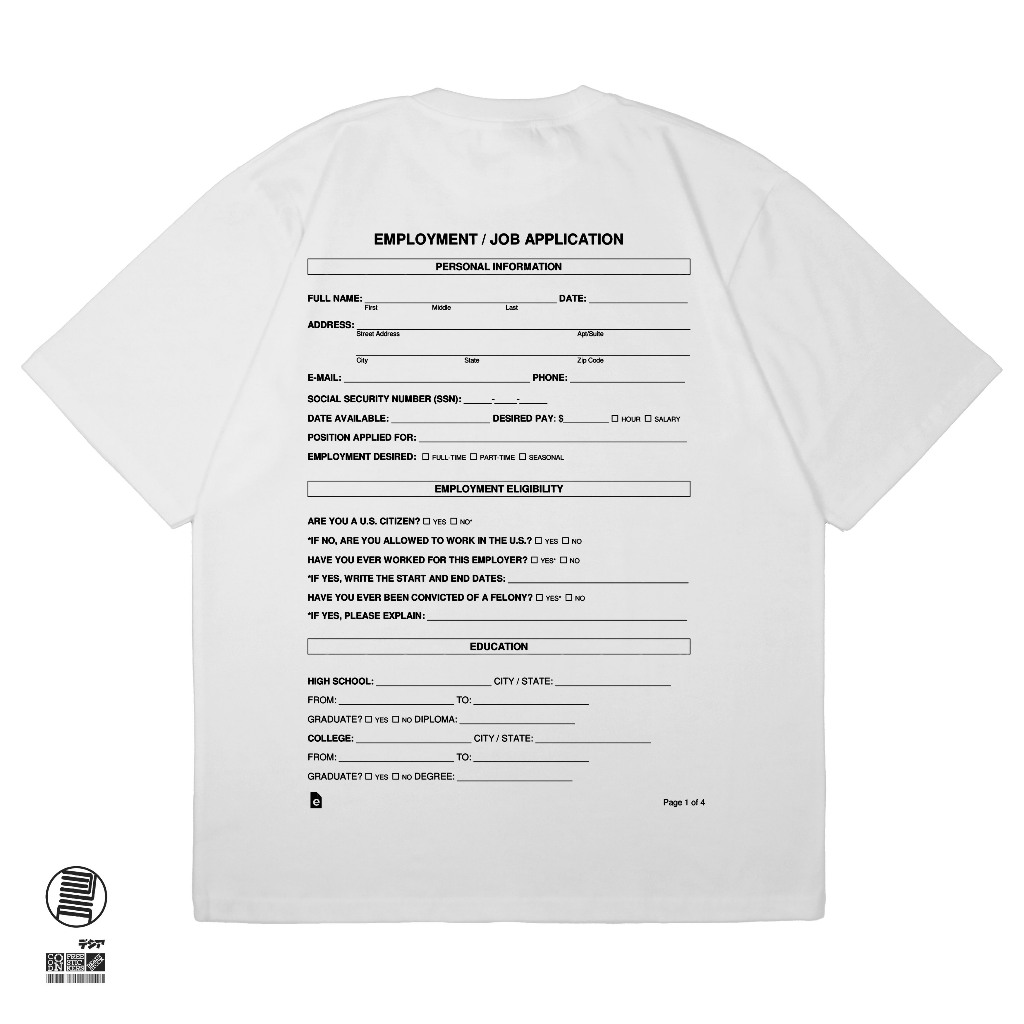 T-Shirt Job Application Employment Work Management Meme Shitpost T ...