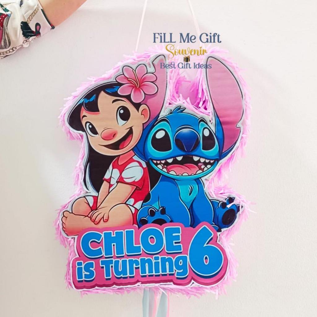 Lilo and Stitch Pinata Hit / Pull Birthday Character | Shopee Singapore