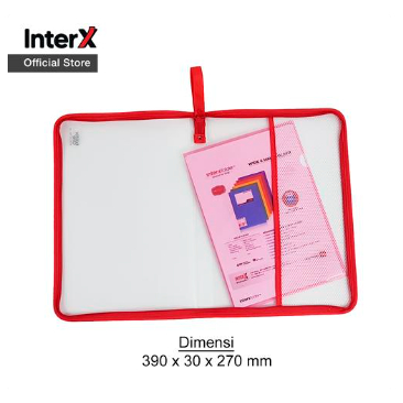 Plastic Folder Zipper Folio / Folder Zipper Net Folder One/ School Bag ...