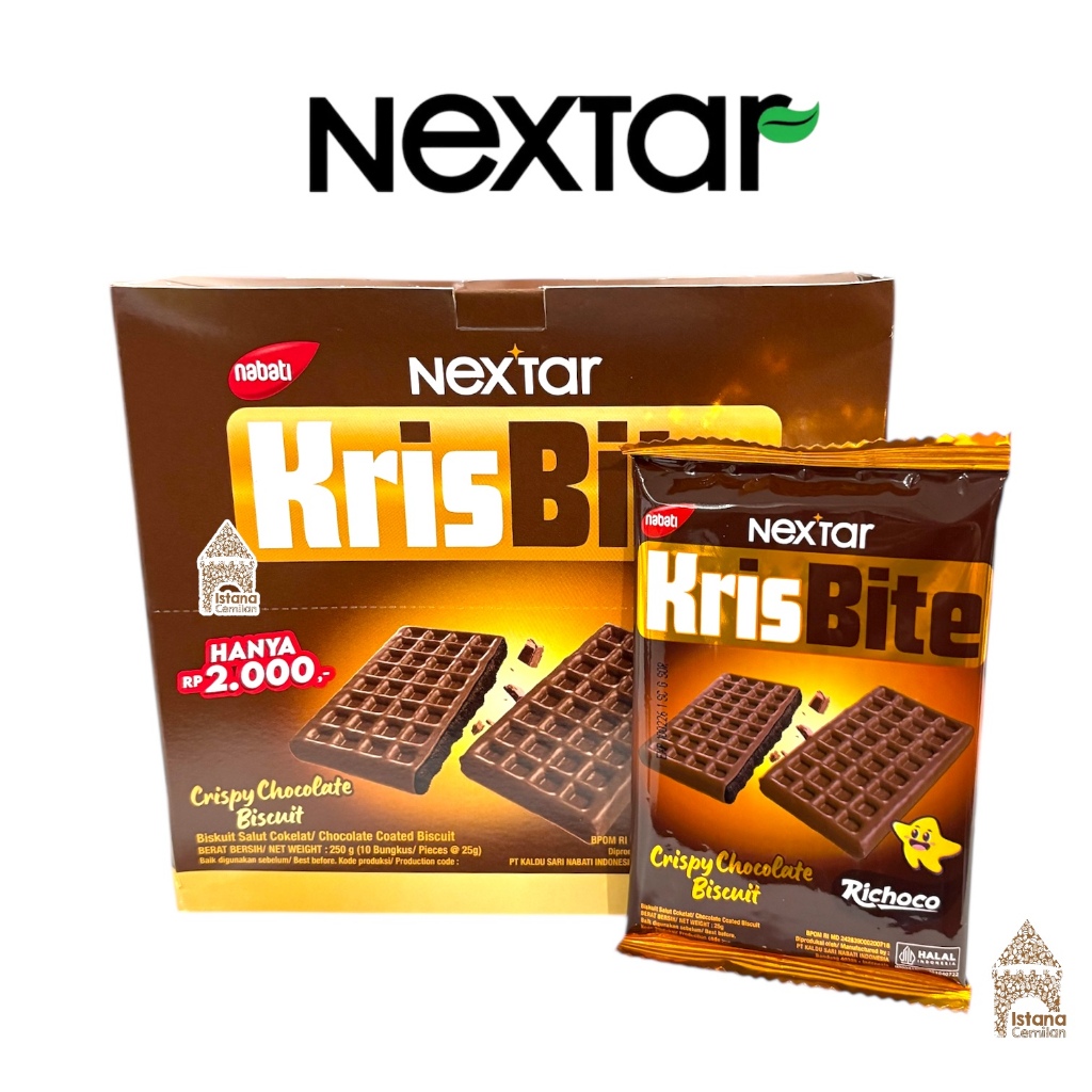 Nextar Kris Bite Crispy Chocolate Biscuit PACK (10 pcs) | Shopee Singapore