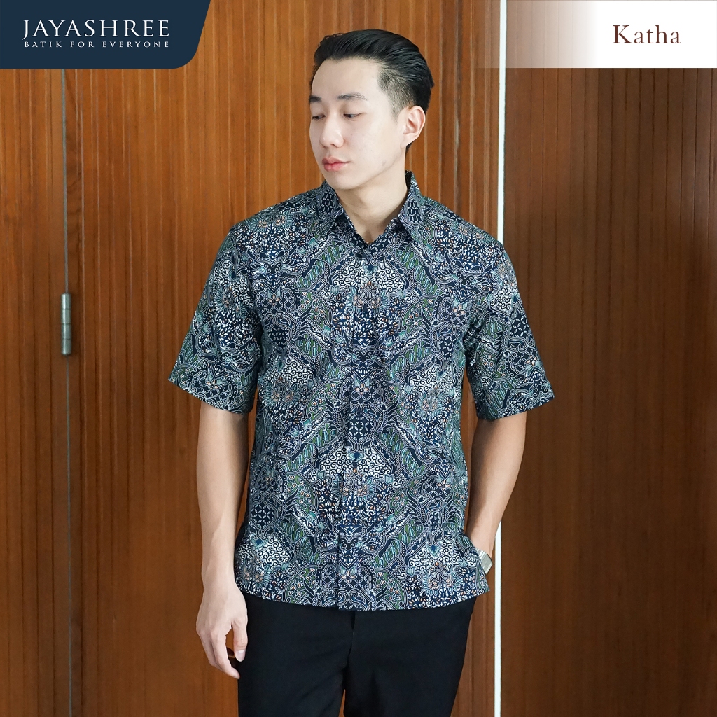 KATUN KEMEJA [MODERN BATIK] JAYASHREE - Katha Premium Cotton Material ...