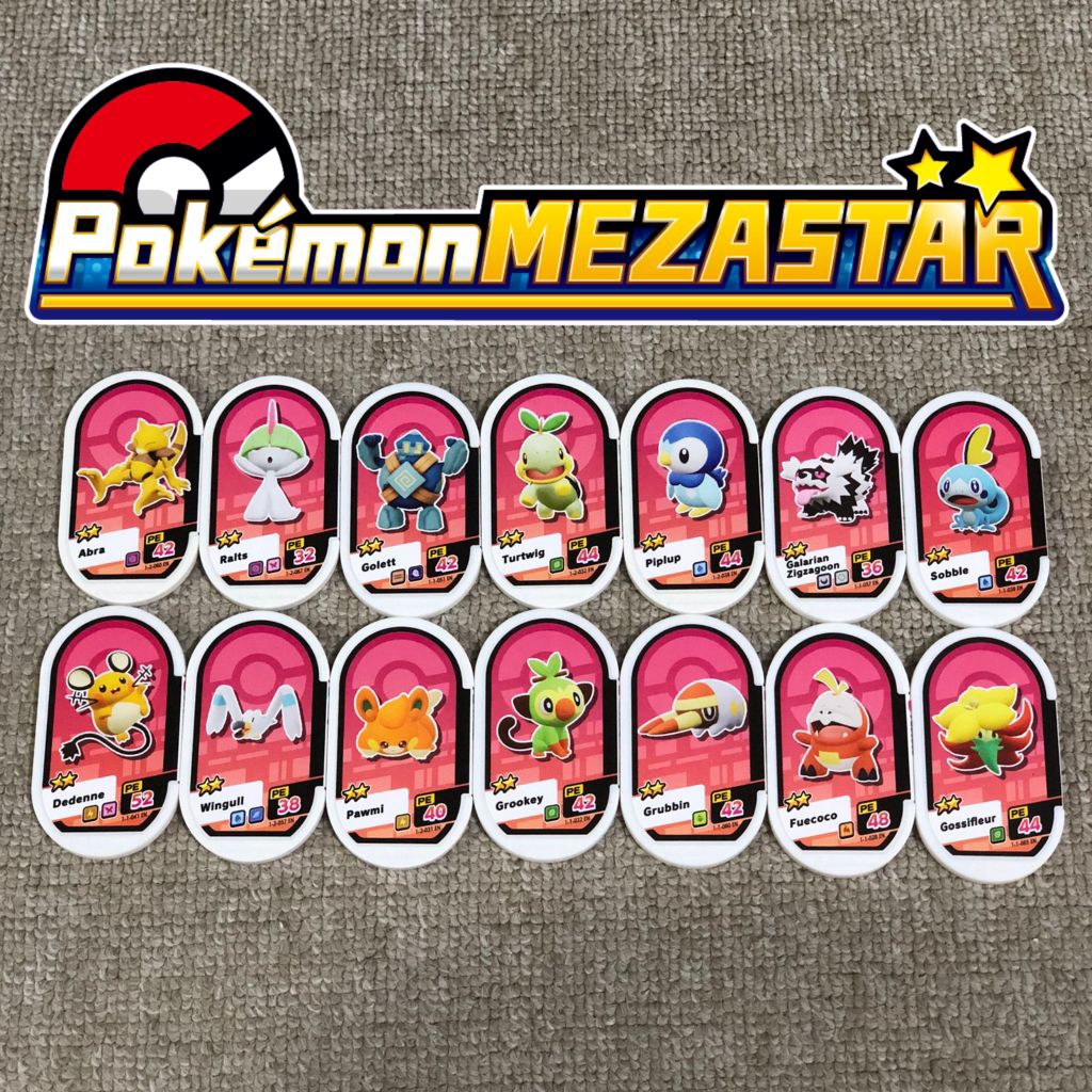 Pokemon Mezastar Stardust 1 2 3 4 Mezatag 2 Star Tag Arcade Game ...