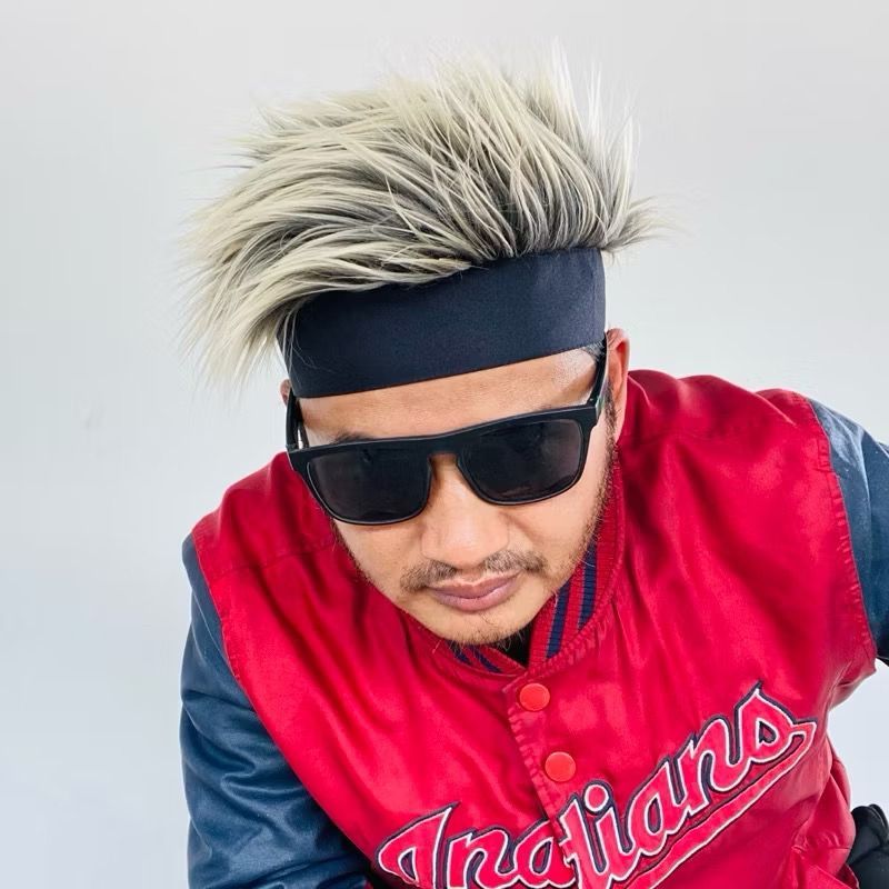 Men's wig hat cosplay anime gojo | Gojo Satoru Hair Hat Wig Anime ...
