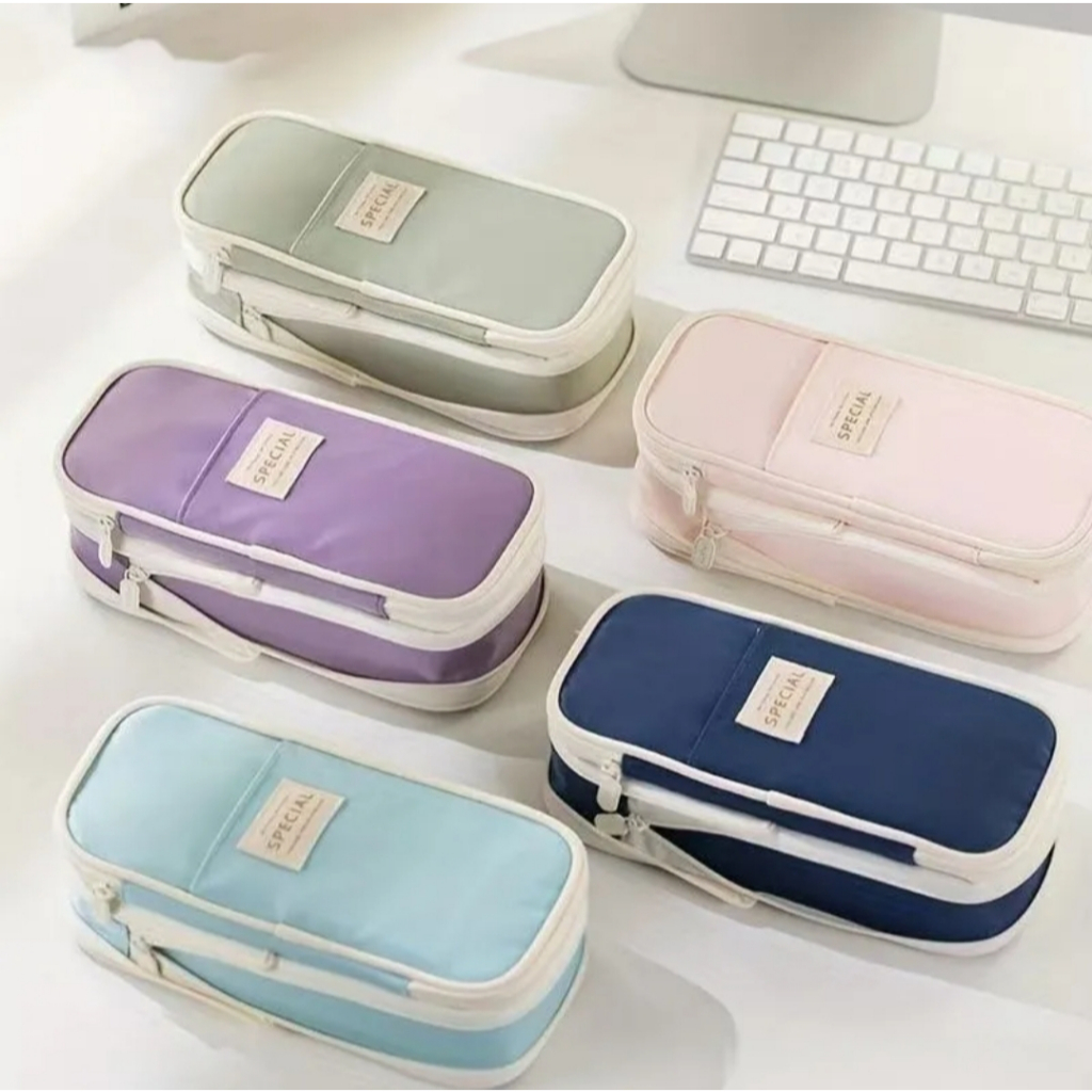 Korean MULTI-Section Pencil CASE Large CAPACITY EXPANDABLE ANGOO SPCL ...