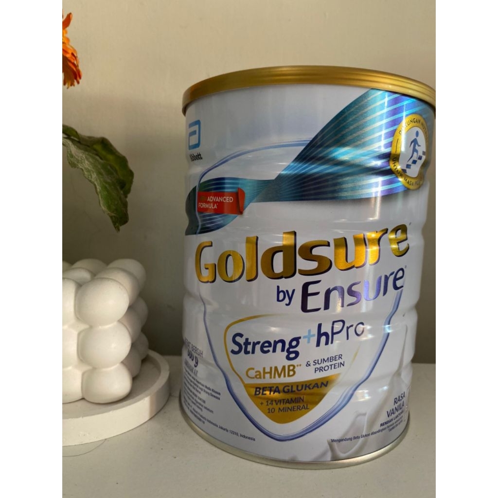 Goldsure by Ensure 800 gr Vanilla Flavor (Free Bubble + Cardboard ...