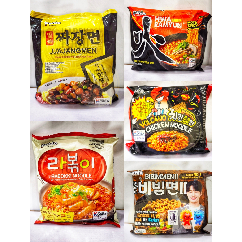 [HALAL] PALDO INSTANT NOODLES KOREA/JJAJARGMEN/RABOKKI NOODLE/HWA ...