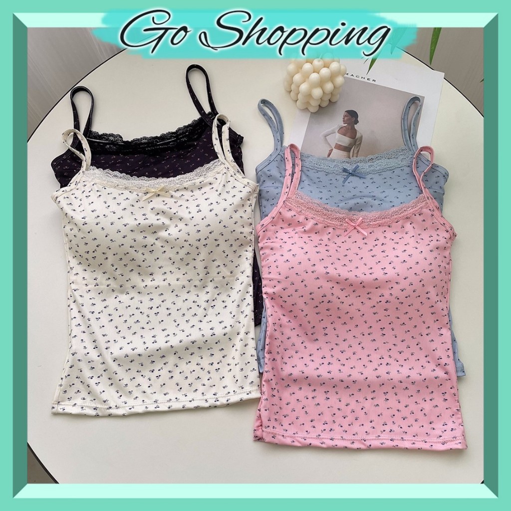 GO!BR2033 Women's Contemporary Tank Top Bra Singlet Bra Sexy Top with ...