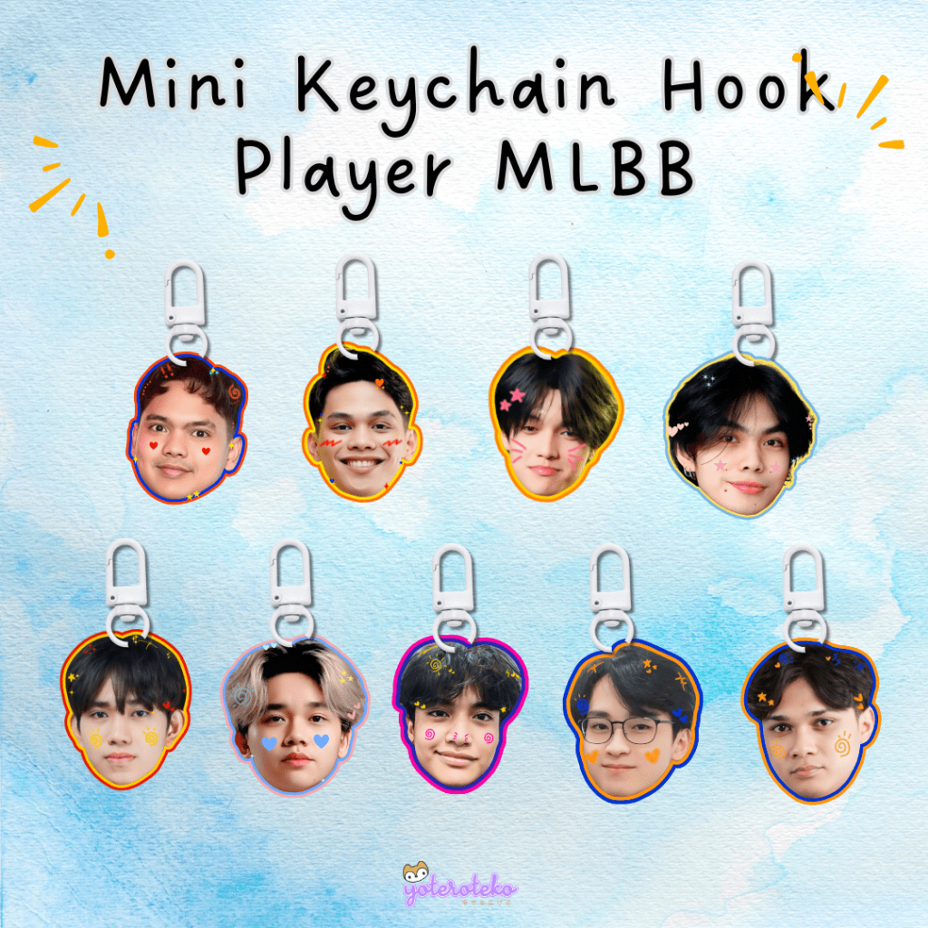 Mini Keychain Hook Player MLBB (2-Sided Acrylic) | Shopee Singapore