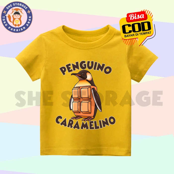 ANOMALI PENGUINO CARAMELINO CHILDREN'S T-SHIRTS | Anomali | Italian ...