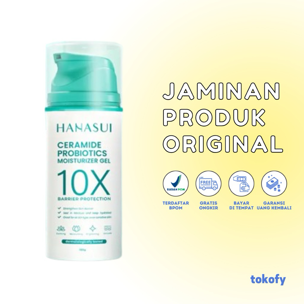 Hanasui Ceramide Probiotics Barrier Moisturizer Gel Big Size 100gr ...