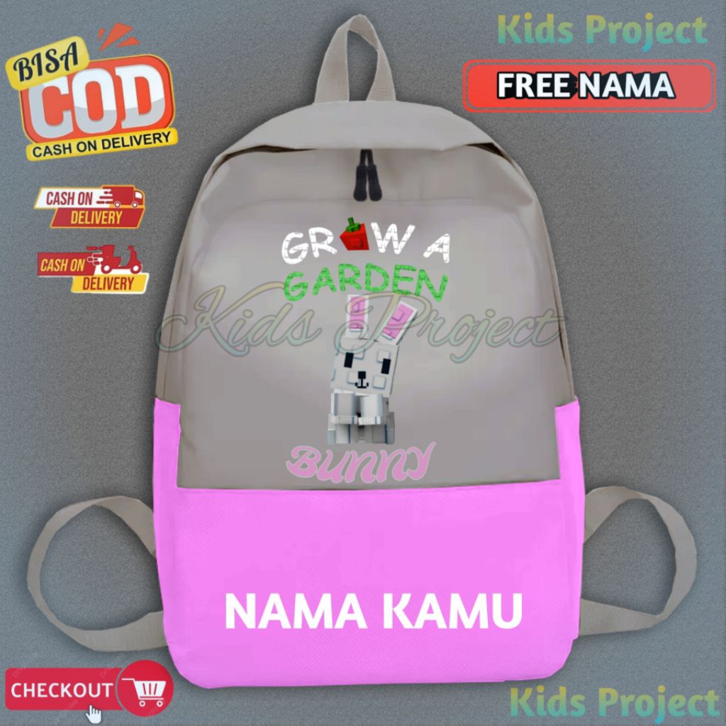 ROBLOX Bunny Pets Grow a Garden Children's Backpack | Shopee Singapore