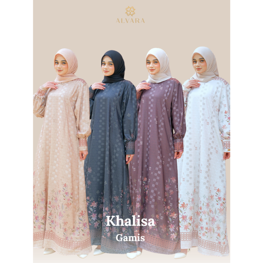 ALVARO Khalisa Silk Snowy Latest Model Wedding Dress 2025 Premium Motif ...