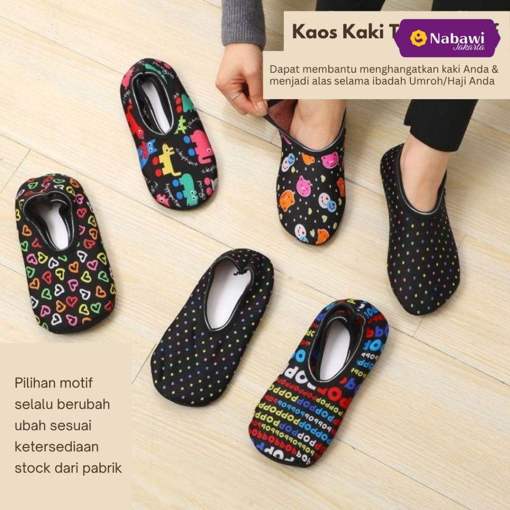 Flower Tawaf Shoes, Tawaf Socks, Hajj and Umrah Equipment | Shopee ...