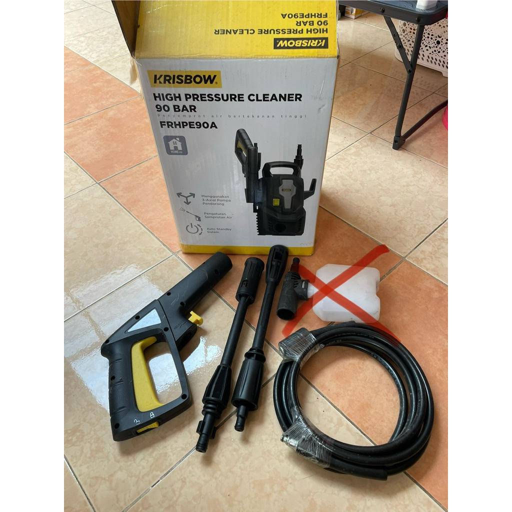 MESIN Krisbow high pressure equipment without engine and soap tank ...