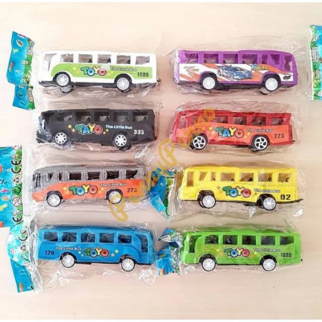 Pull Back School Bus Toy, Cute and Unique Miniature City Bus ...