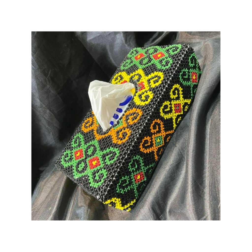 NEW BEAD TISSUE BOX - DAYAK TISSUE BOX - BEAD TISSUE BOX | Shopee Singapore