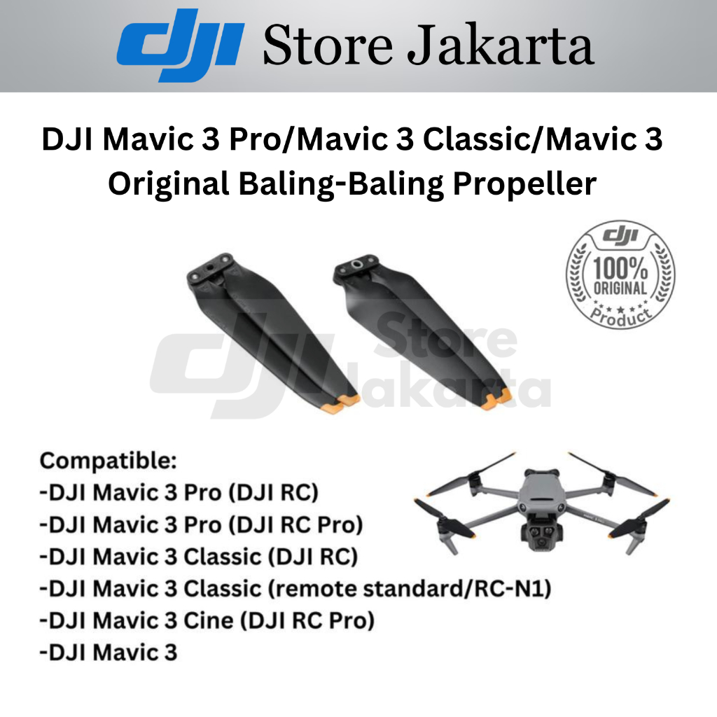 DJI Mavic 3 Pro DJI Mavic 3 Classic DJI Mavic 3 Propeller Original ...