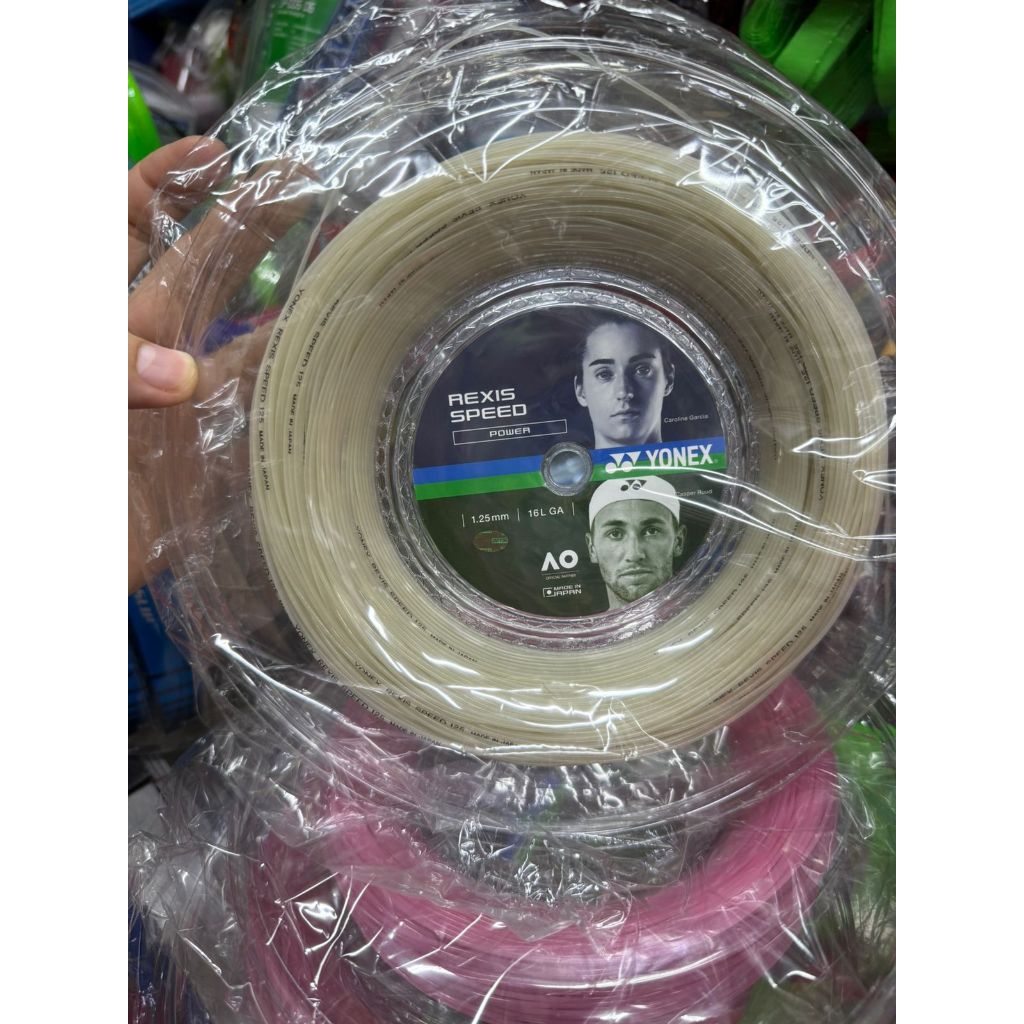 Tennis Racket Strings ORIGINAL YONEX REXIS SPEED Reel/ | Shopee Singapore
