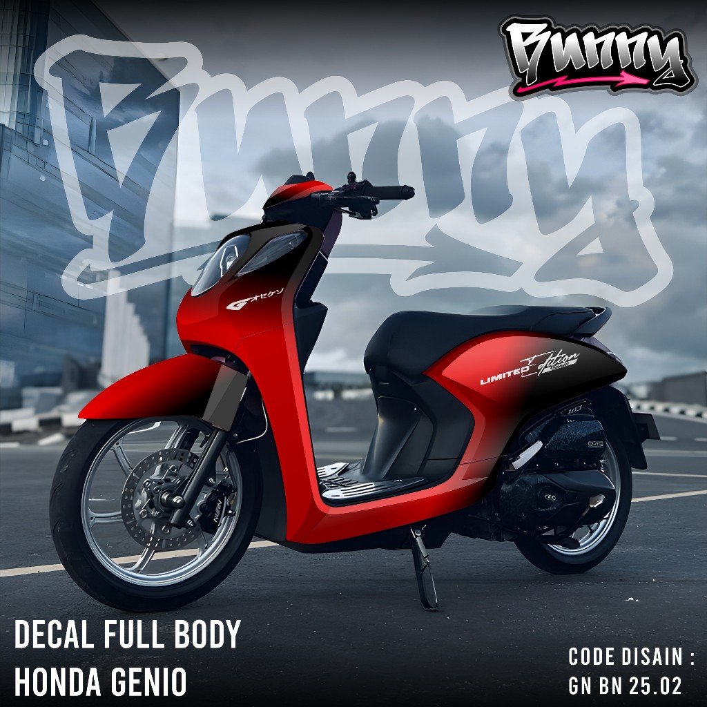 NEWEST Honda Genio Motorcycle Full Body Decal Sticker 2019 2020 2021 ...