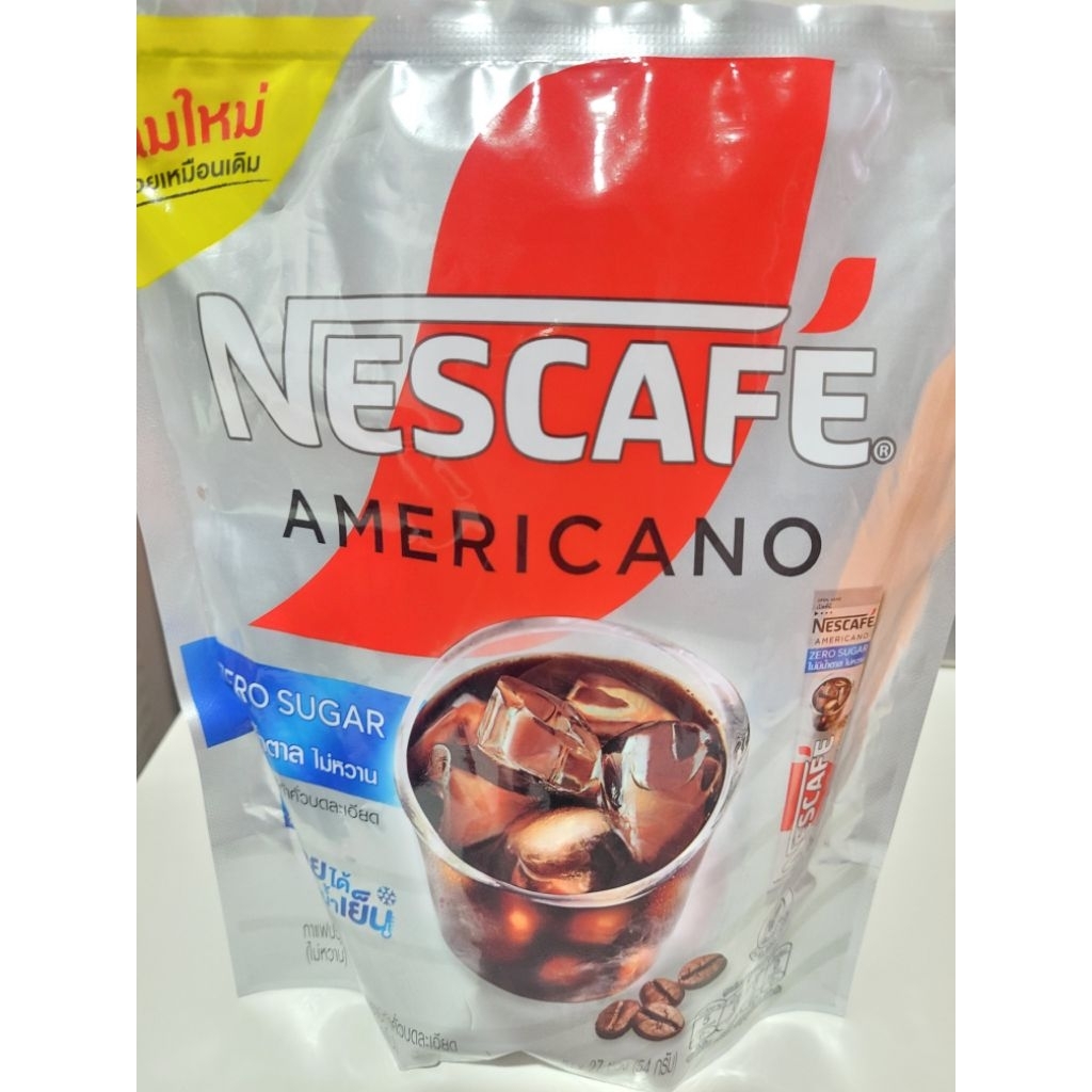 Nescafe Americano Zero Sugar contains 27 pcs | Shopee Singapore