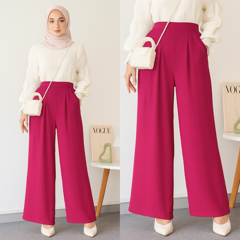 ZEVA KULOT CRINCKLE PREMIUM / LOOSE PANTS KULOT CRINCKLE PREMIUM BY ...