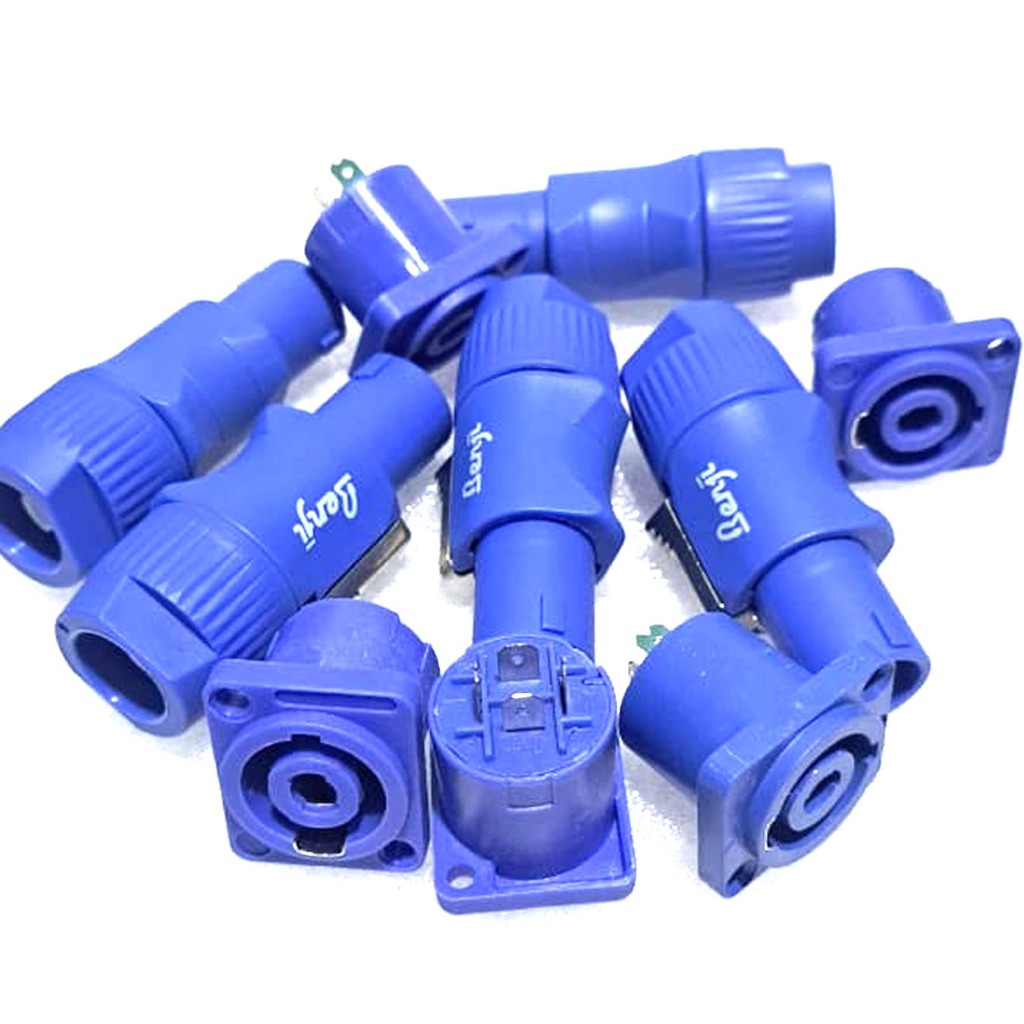 5 sets of 5 pairs of Jack Audio Connector (5 Jack Spikon bjbiru + 5 Box ...