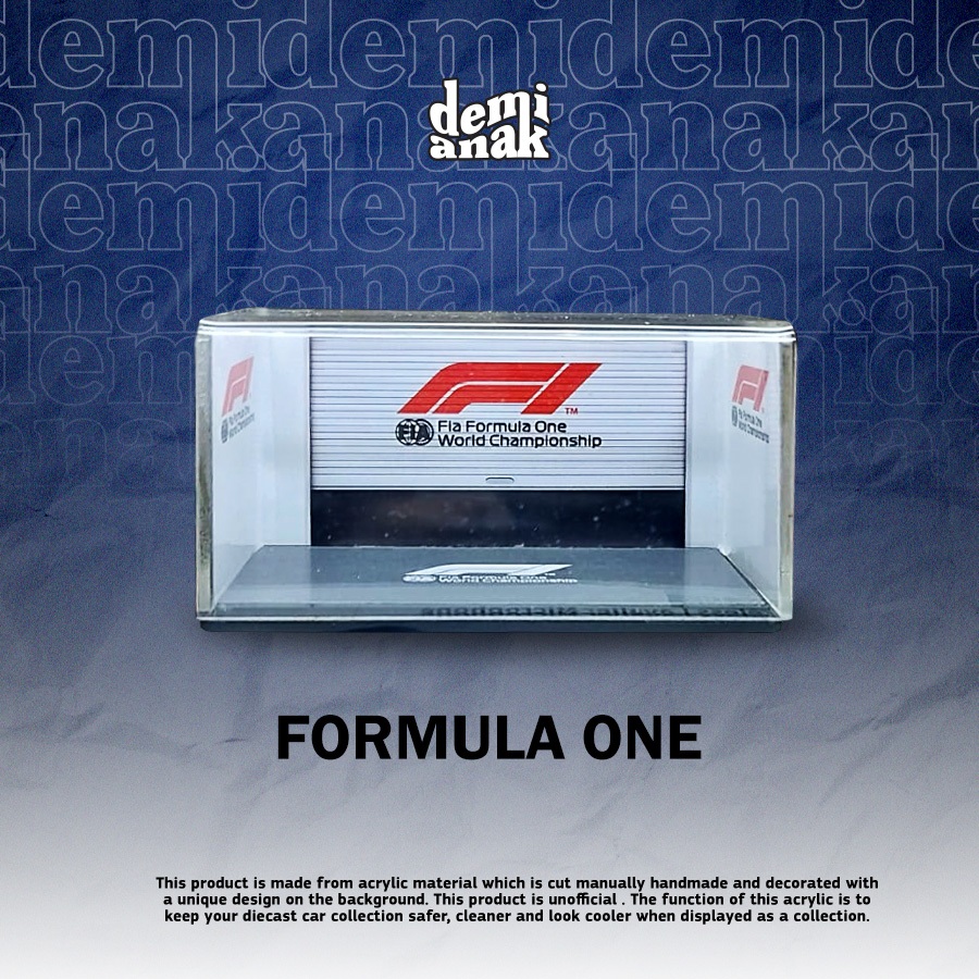 F1 Formula One White Diecast Acrylic Box | Shopee Singapore