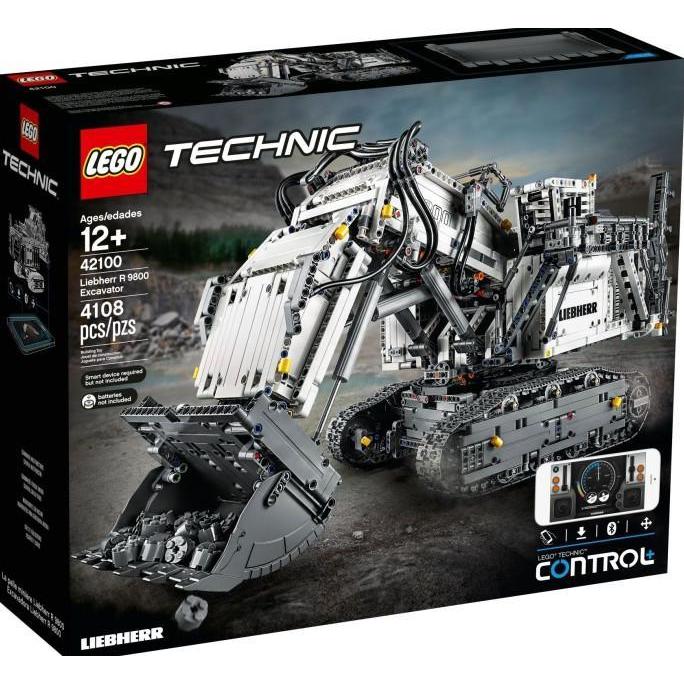 Lego Technic Liebherr R 9800 Spiders 42100 V12 Engine | Shopee Singapore