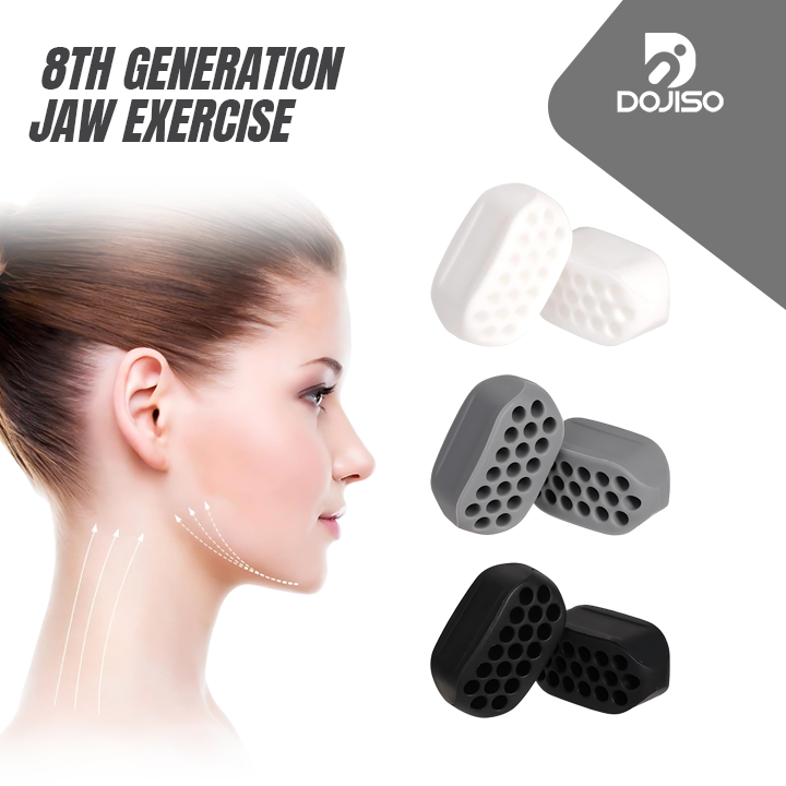 8th Generation Jaw Exercise Jawline FItness Facial Muscle Trainer ...