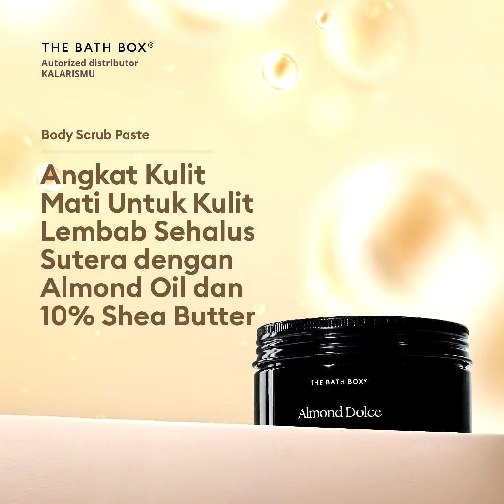 The Bath Box Almond Dolce Body Scrub Paste 200ml | Shopee Singapore