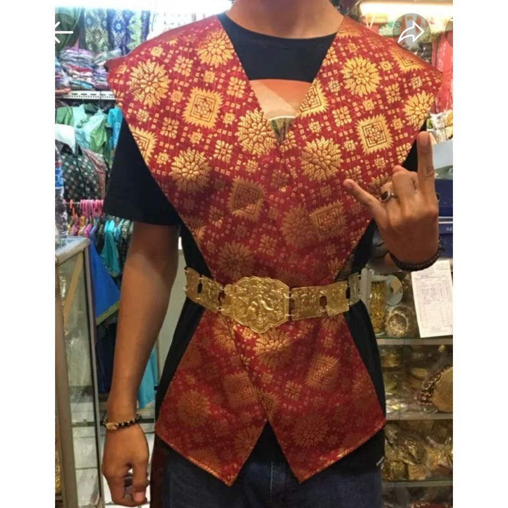 Right songket shawl Kiri - Ethnic songket shoulder accessories for ...