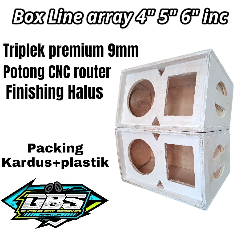 Box line array 6 inch, 5 inch and 4 inch, premium 9mm material | Shopee ...